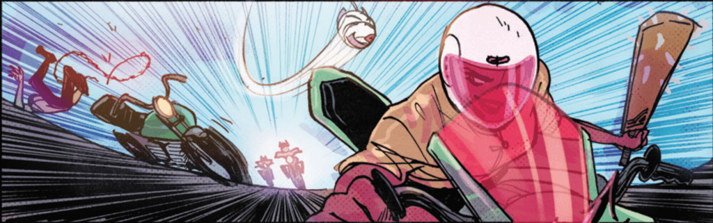 Motor Crush #11 Panel - Black Nerd Problems